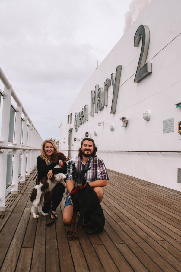 Transatlantic Crossing on Cunard's Queen Mary 2 - Helene in Between