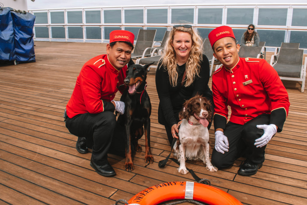 Transatlantic Crossing on Cunard's Queen Mary 2 - Helene in Between