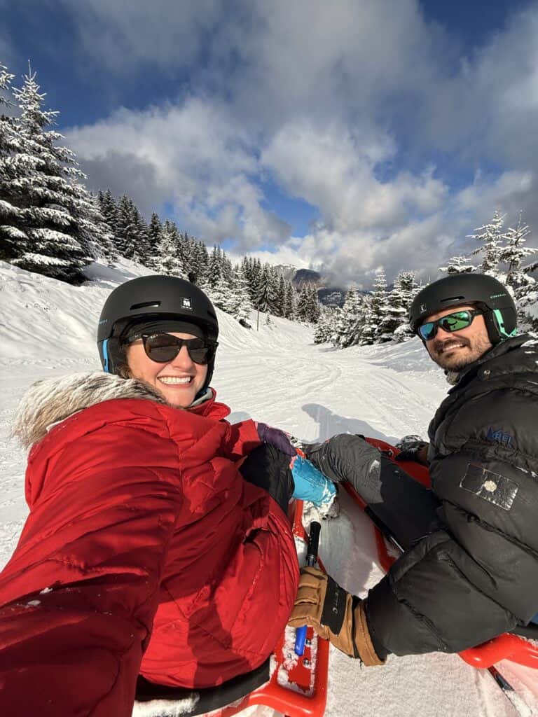 Where to Sled in Europe - Helene in Between